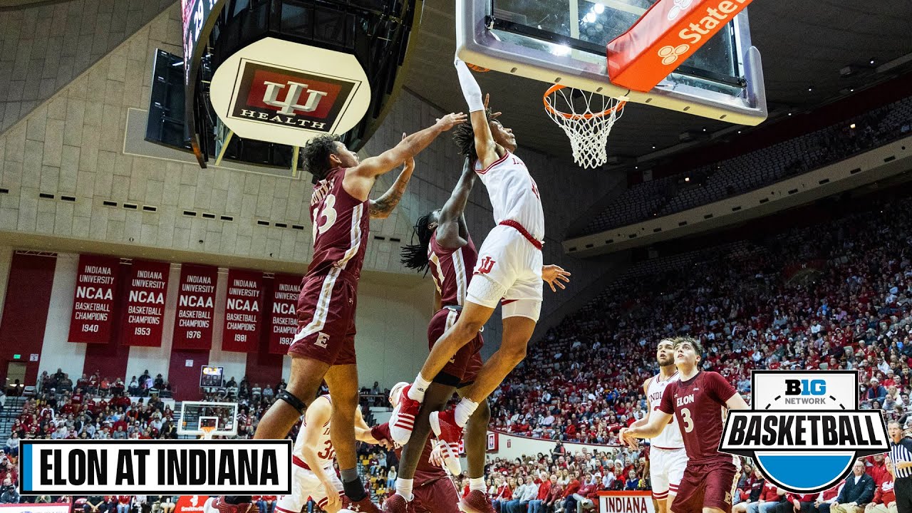 Elon at Indiana | Highlights | Big Ten Men's Basketball | Dec. 20, 2022 ...