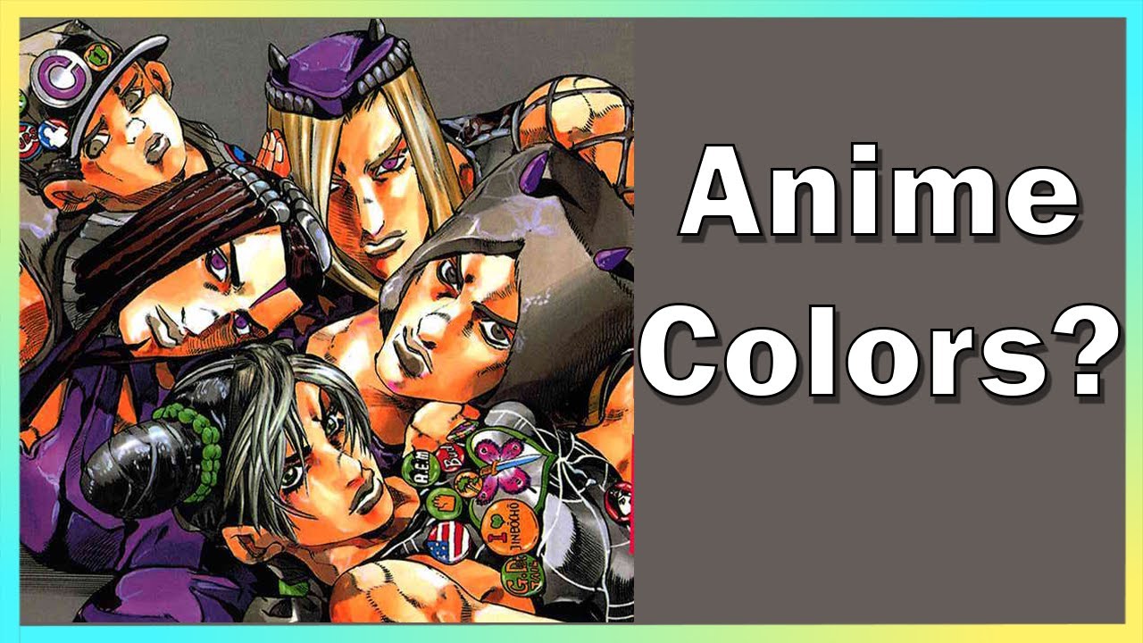The Stone Ocean Main Characters Anime Colors (Prediction and ...