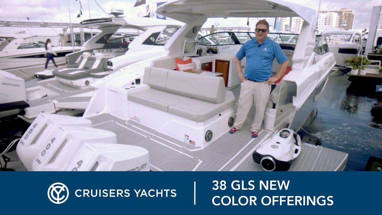 New Color Options | 38 GLS | Cruisers Yachts - YouTube