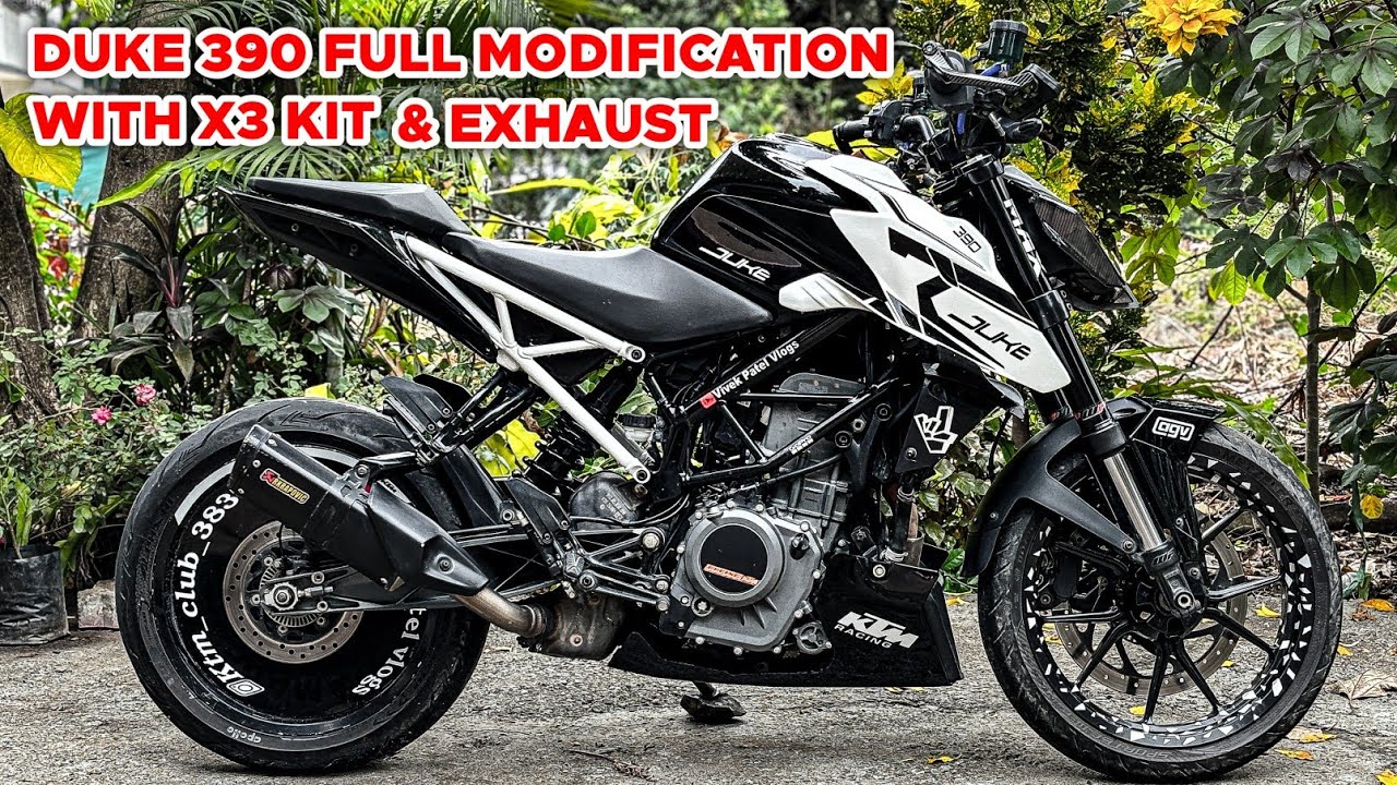 Duke 390 full modification with X3 kit || MAX 2.0 || #duke390 - YouTube