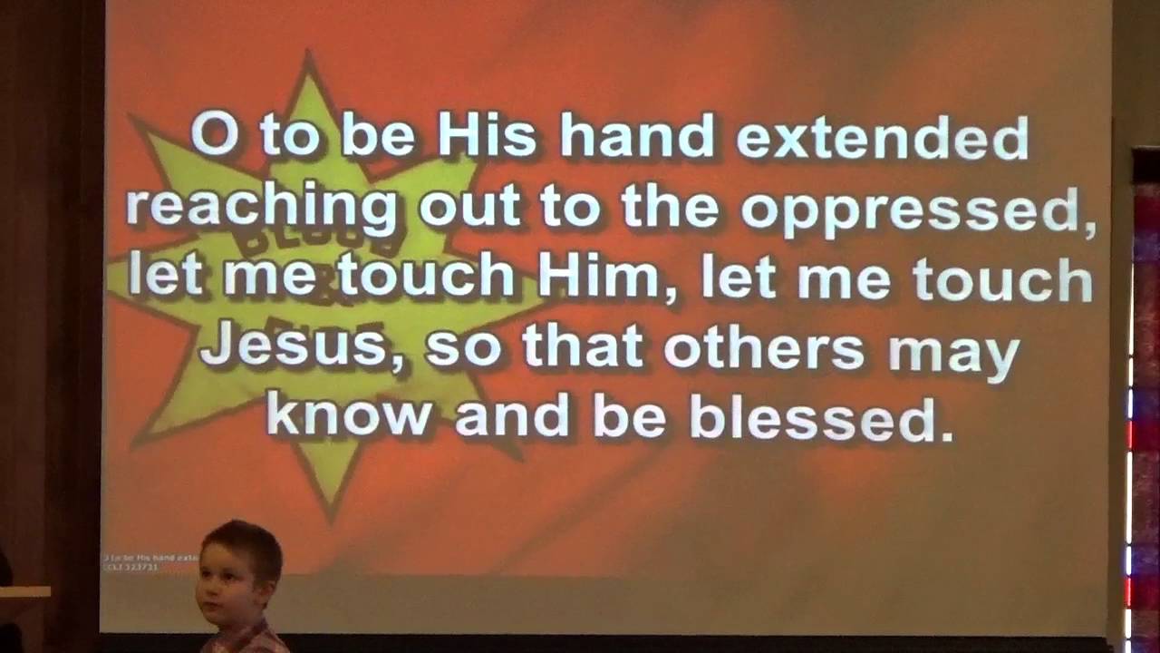 Appeal, O to Be His Hand Extended - YouTube
