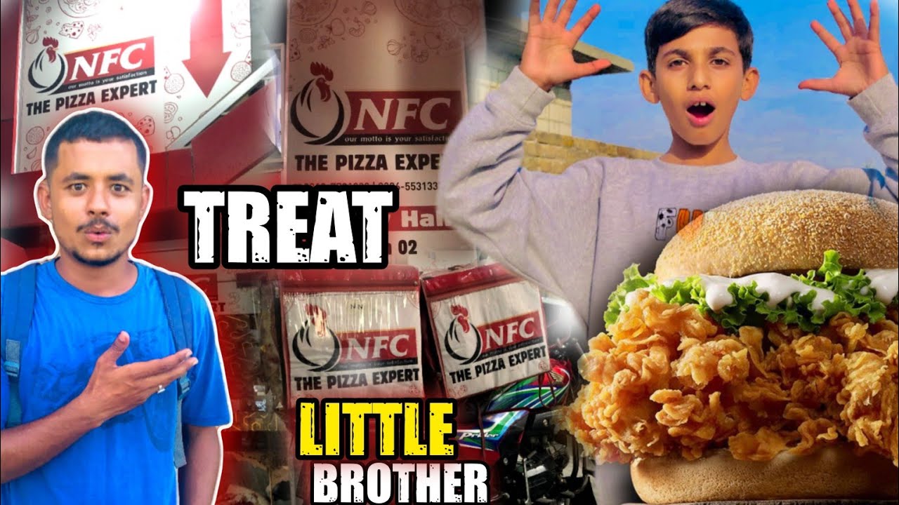 Zinger burger Treat From Little Brother - YouTube