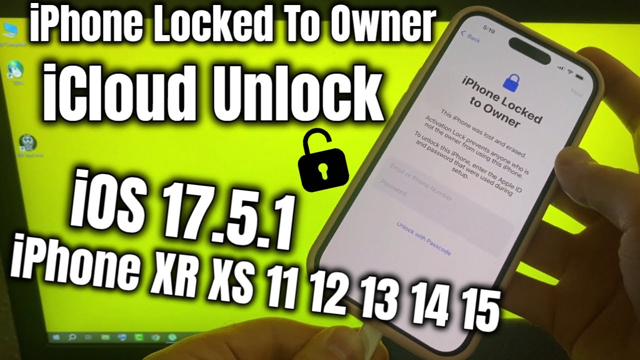 How to Unlock iCloud Bypass iPhone Locked to Owner iOS 17 x - YouTube