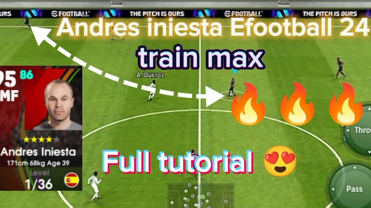 Andres iniesta Efootball 24 train max full tutorial 😍😍😍 - YouTube