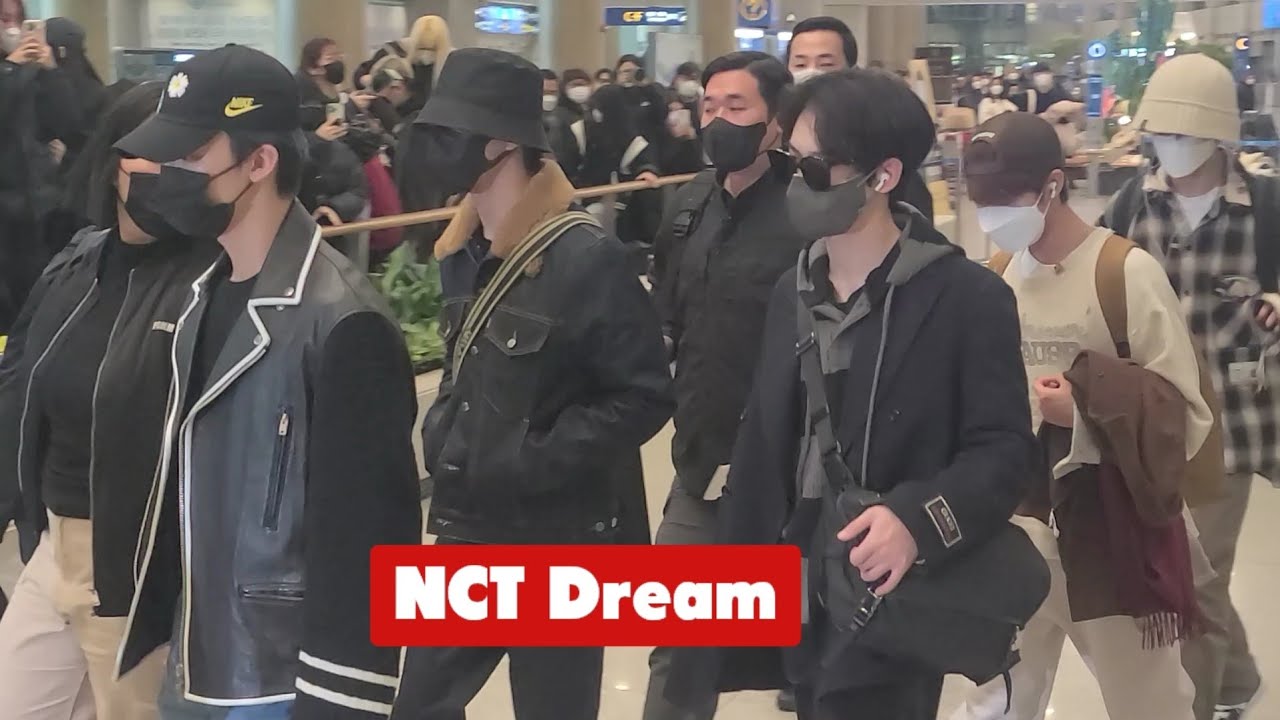 NCT Dream Arrivals | ICN Airport - YouTube