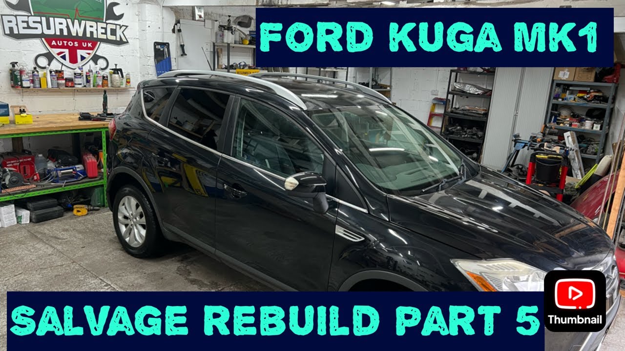Ford Kuga 2012 MK 1 Salvage Rebuild Copart UK Cat S Part 5 - YouTube