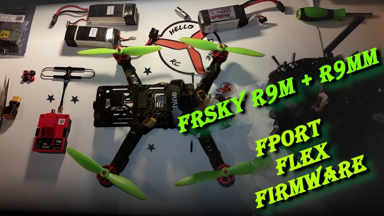 FRSKY R9M + R9MM Long Range System PART2 - FLEX, FPORT, BIND - YouTube