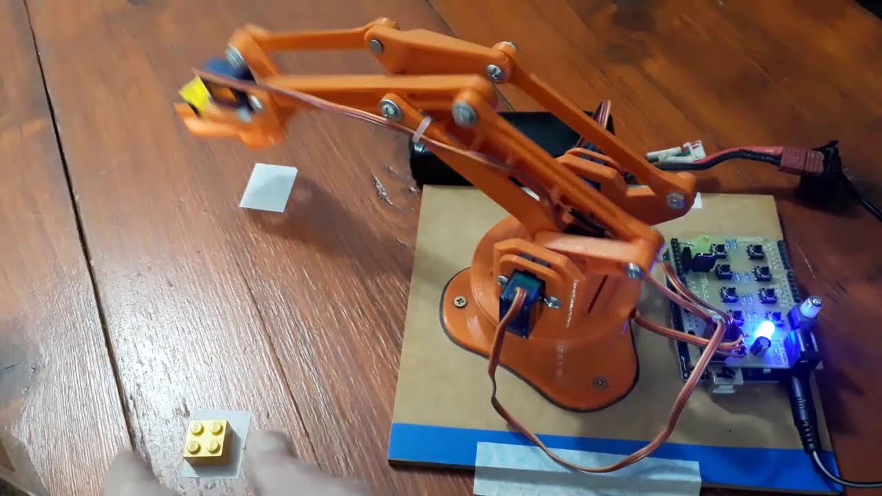 Brazo Robótico Educativo de 4 grados de libertad. - YouTube
