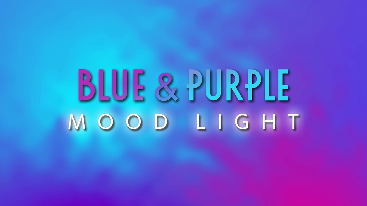 Blue and Purple Mood Light Background - Liquid Gradient Colors Changing ...