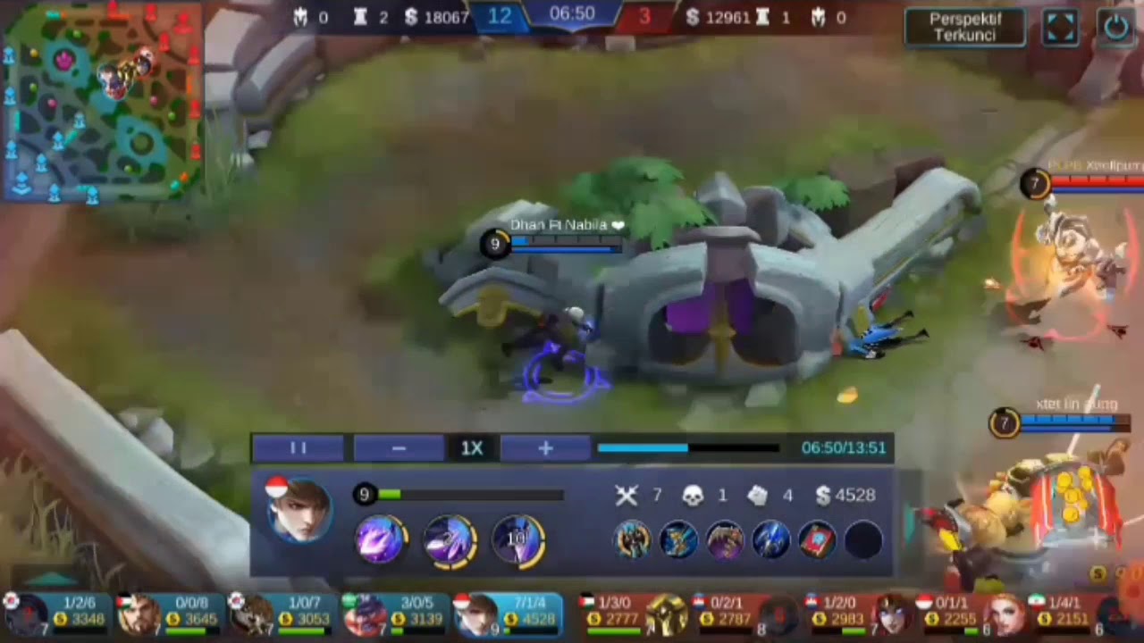 Trying GUSION KOF SKIN - YouTube