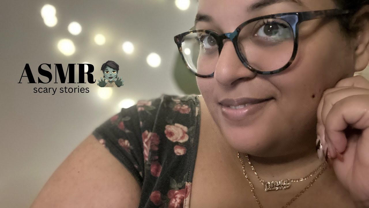 ASMR ~ Reading Scary Stories 🧟 ~ up close whispers, whispered reading ...
