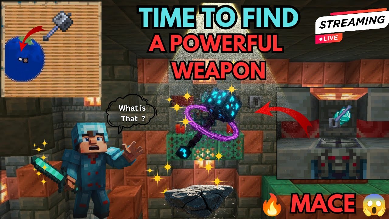 TIME TO FIND A MOST POWERFUL WEAPON (MACE) IN MY SURVIVAL WORLD ...
