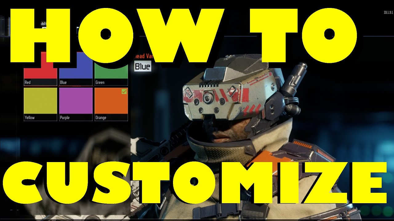 Black Ops 3: How to Customize your character & How To Unlock Gear ...