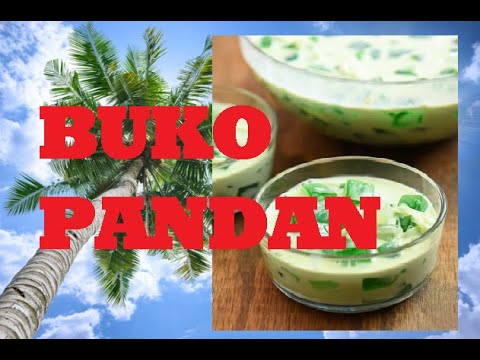 Buko Pandan with small tapioca pearls - YouTube