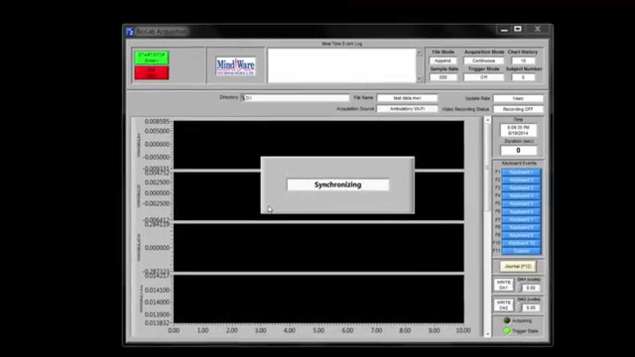 Data Acquisition with the MindWare Mobile Impedance Cardiograph - YouTube