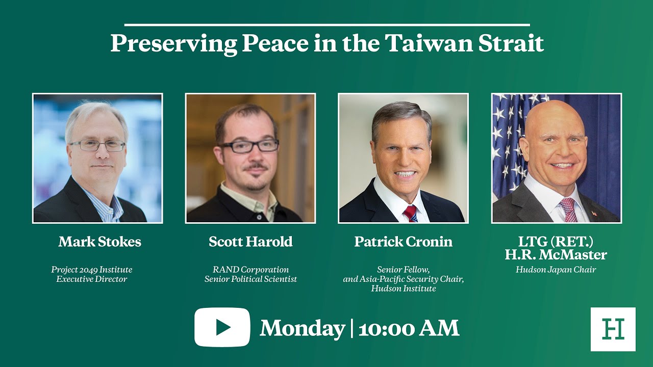 Preserving Peace in the Taiwan Strait - YouTube