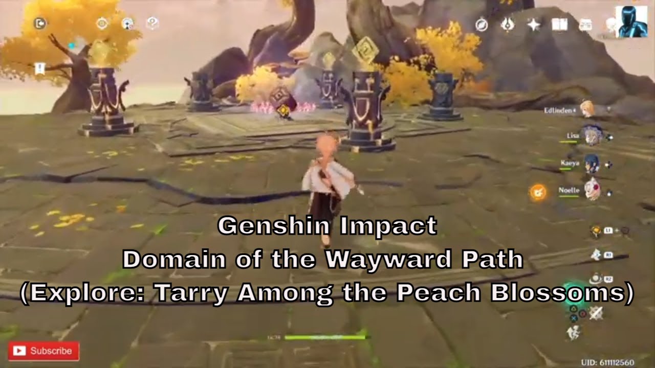 Genshin Impact - Domain of the Wayward Path (Explore: Tarry Among the ...