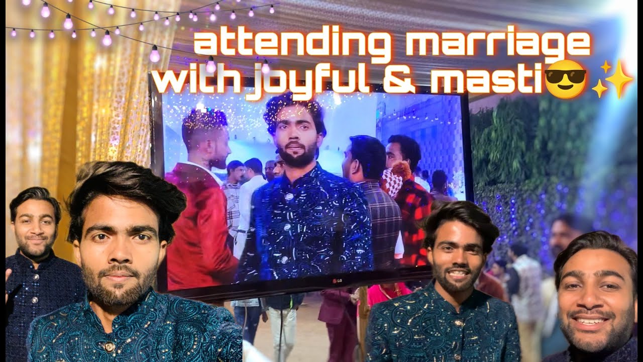Attending shaadi with friends - YouTube