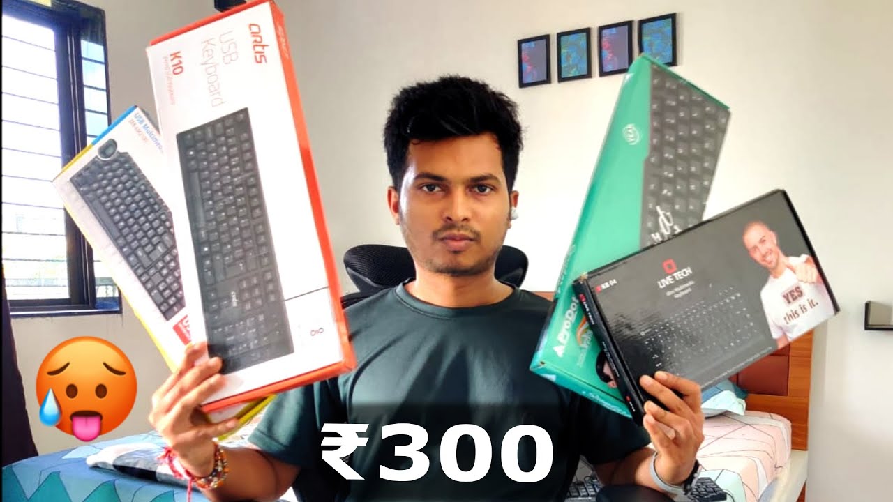 Top 5 Keyboard Under 300 Rupees #keyboard - YouTube