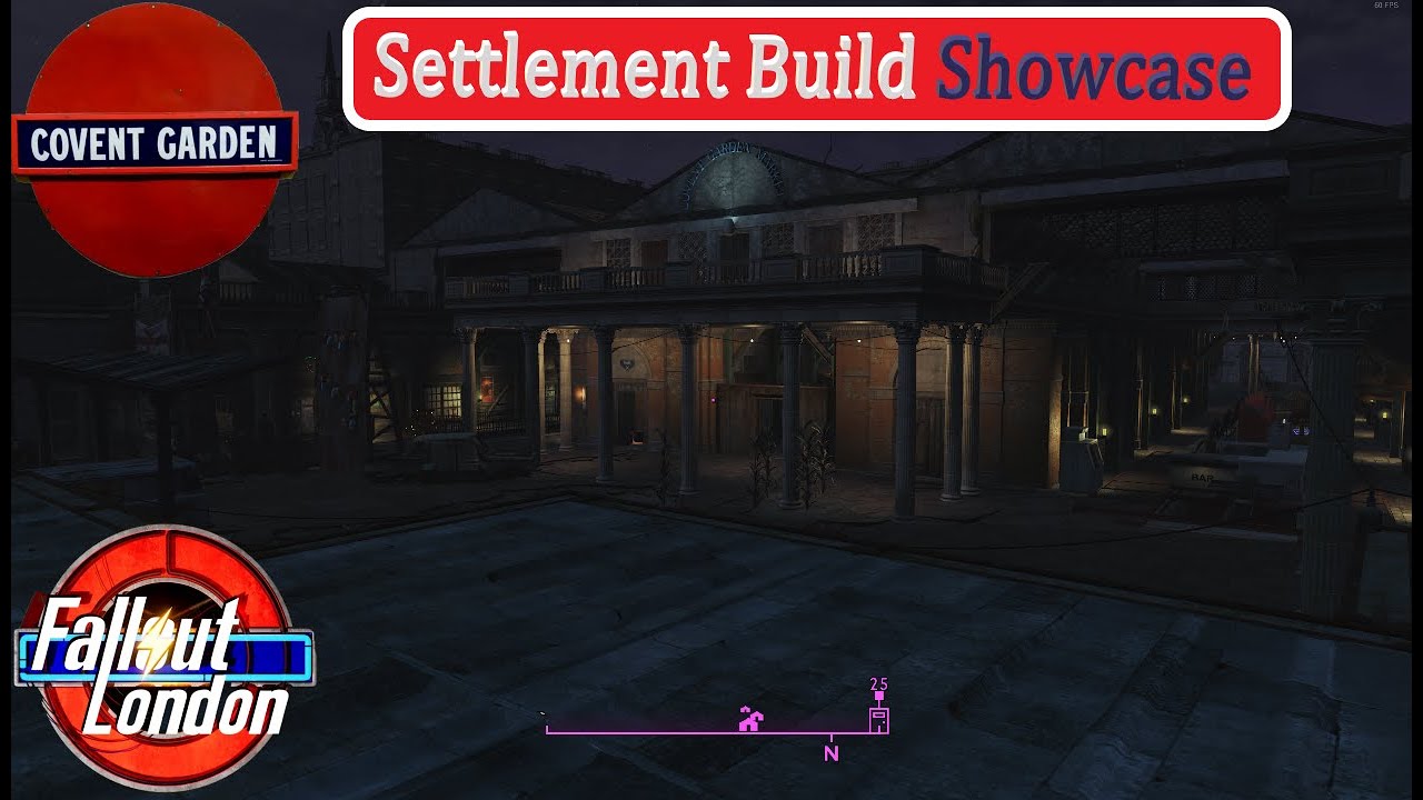 Fallout London - Covent Garden settlement build showcase (NO MODS) PART ...