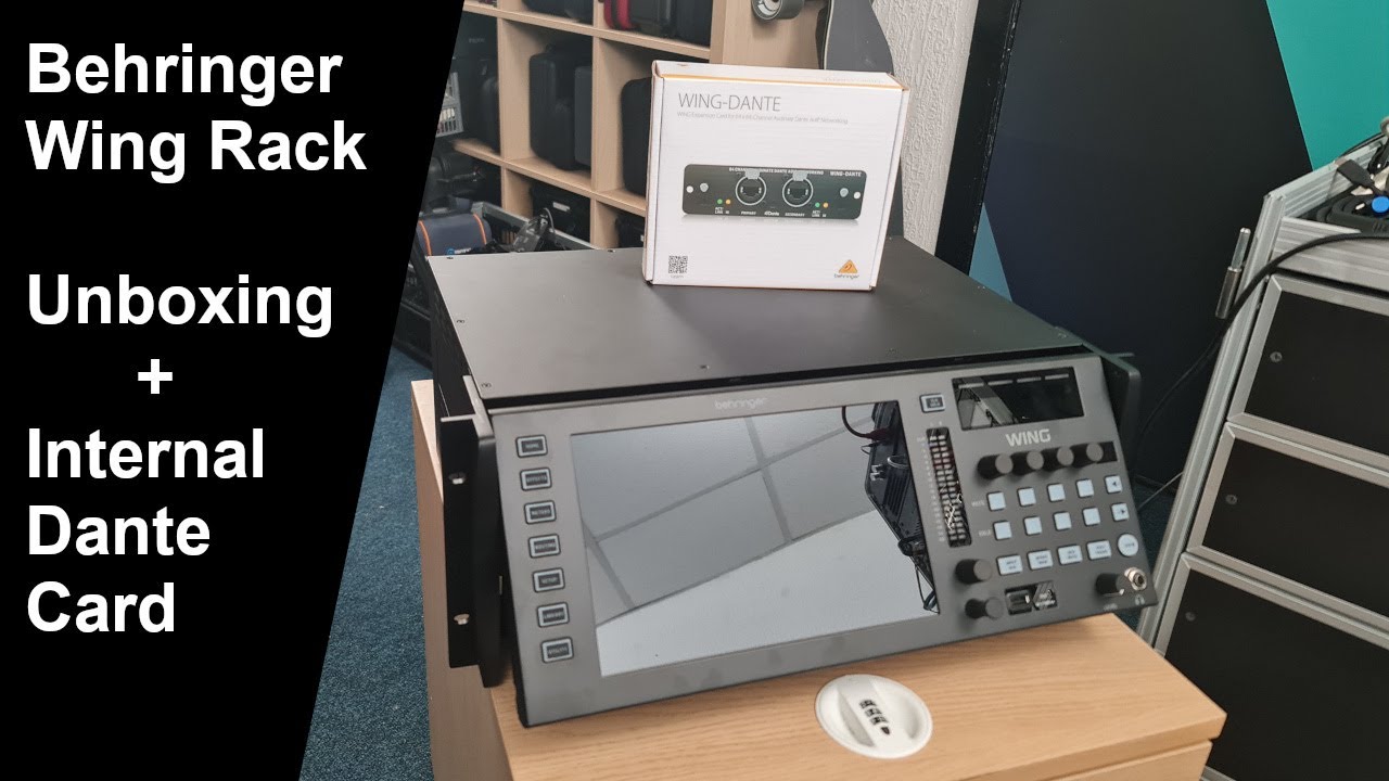 Behringer Wing Rack: Unboxing and internal Dante card installation ...