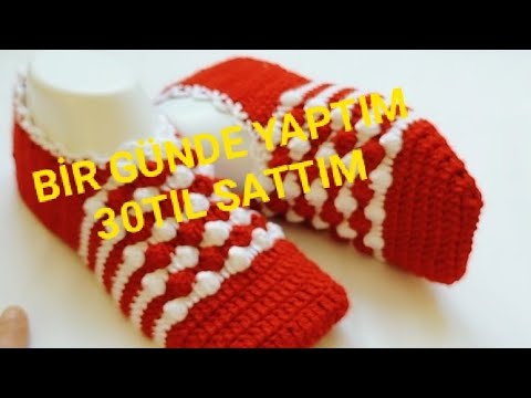 ÇOK KOLAY TOMURCUK PATİK MODELİ YAPILIŞI/DETAYLI ANLATIMLA PATİK MODELLERİ