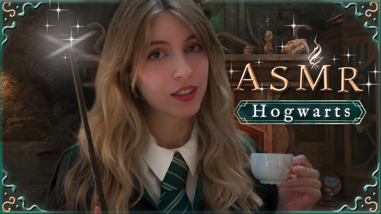 ASMR HOGWARTS LEGACY RP • Amiga te cuida en tu primer día Atención Personal