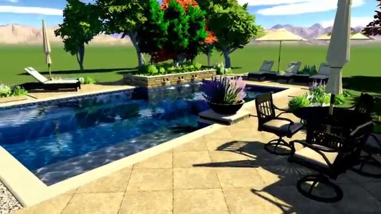 Revised swimming pool for the Connor's - YouTube