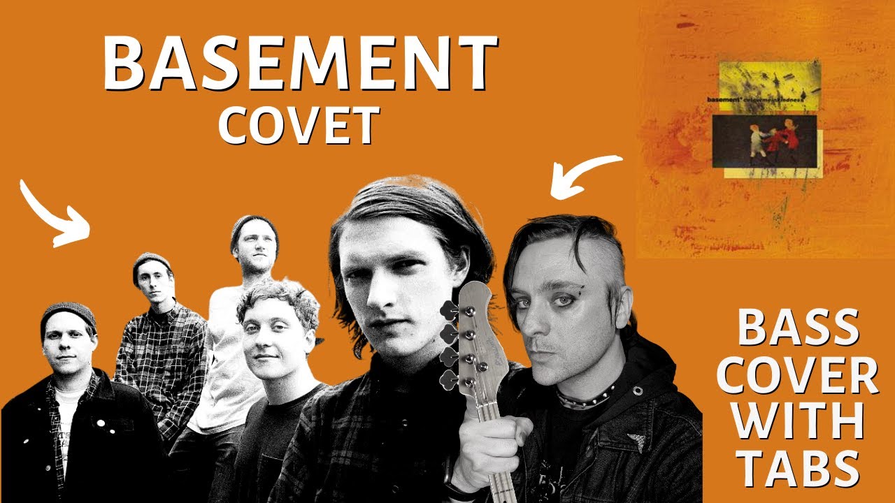 Basement - Covet Bass Cover (with tabs) - YouTube