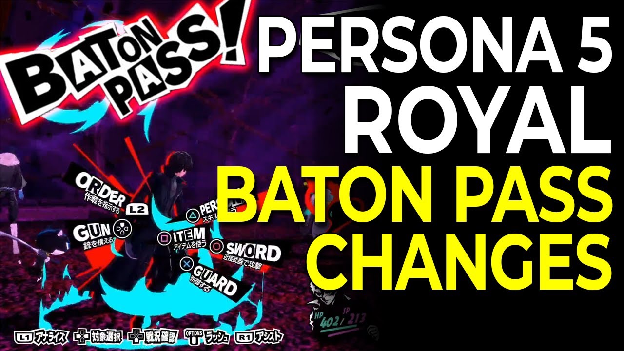 Baton Pass Changes in Persona 5 Royal (NO MAJOR SPOILERS) - YouTube