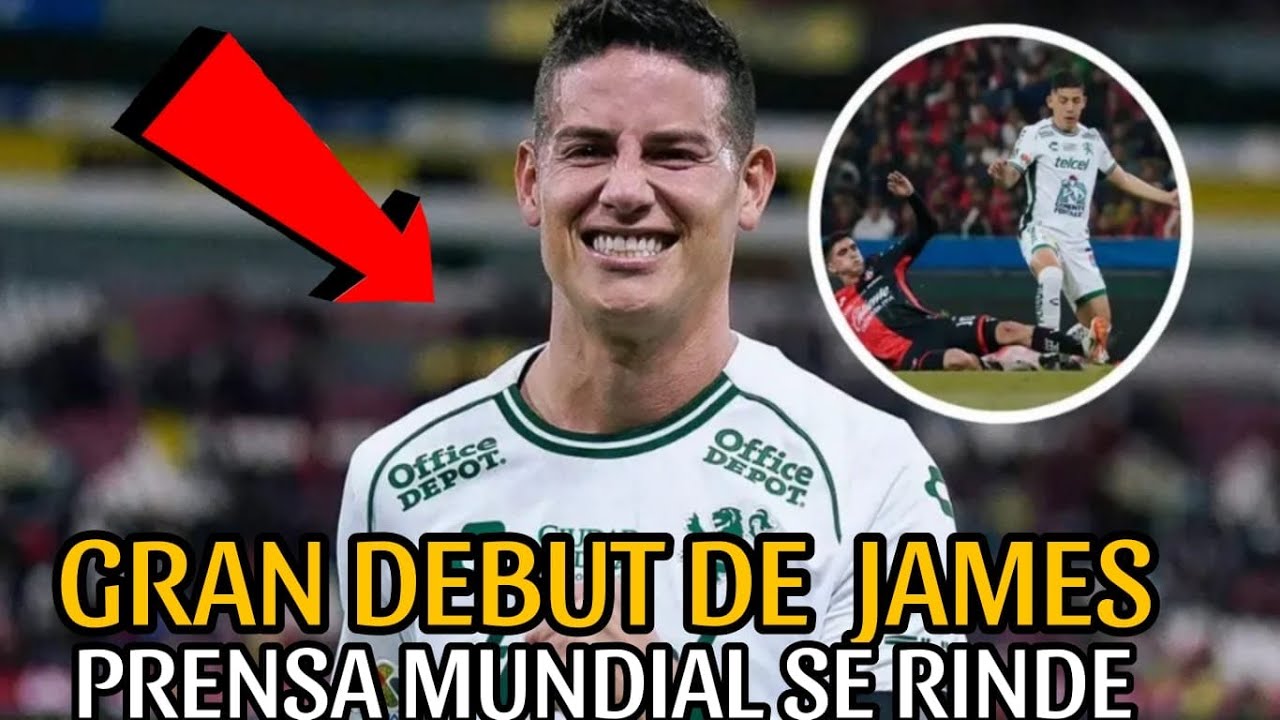 ¡Espectacular Partidazo y Brillante Debut de James! 😱 La Prensa ...