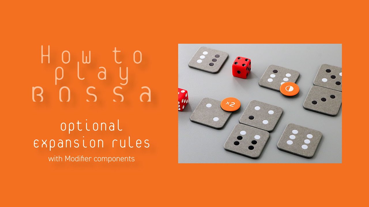 [New Feature] How to Play Bossa: Optional Expansion Rules, board game ...