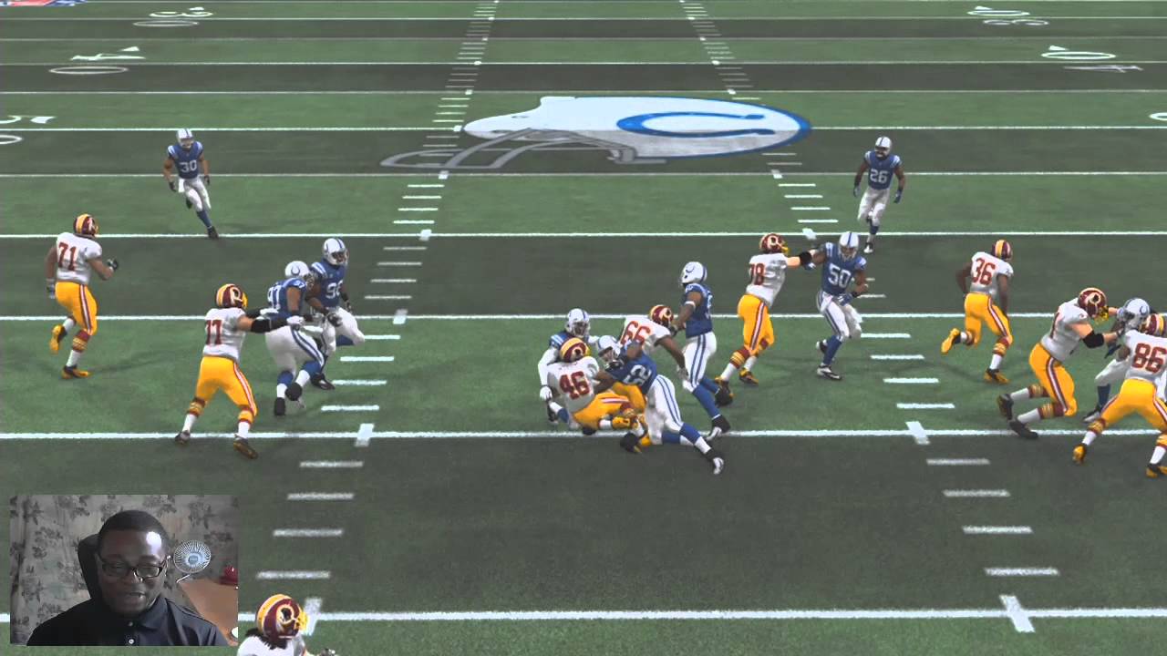 Madden NFL 15 - #36 Darrel Young Misses His Block - YouTube