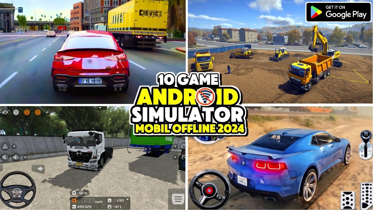 10 game mobil simulator terbaik android 2024 offline - YouTube