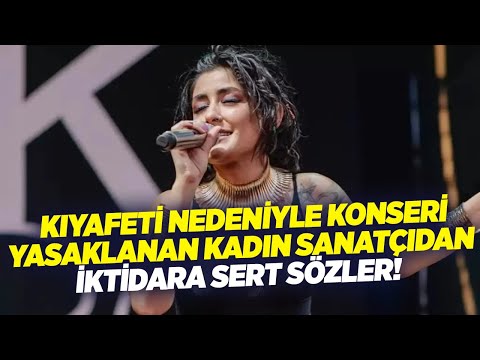 Kıyafeti Nedeniyle Konseri Yasaklanan Kadın Sanatçıdan İktidara Sert Sözler! | KRT Ana Haber