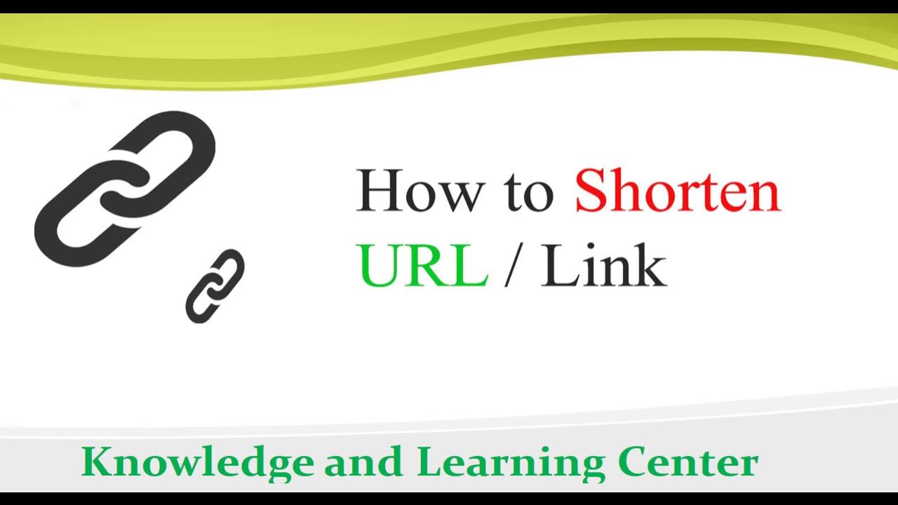 How to Get Short URL of a Long URL-Shorten URL - YouTube