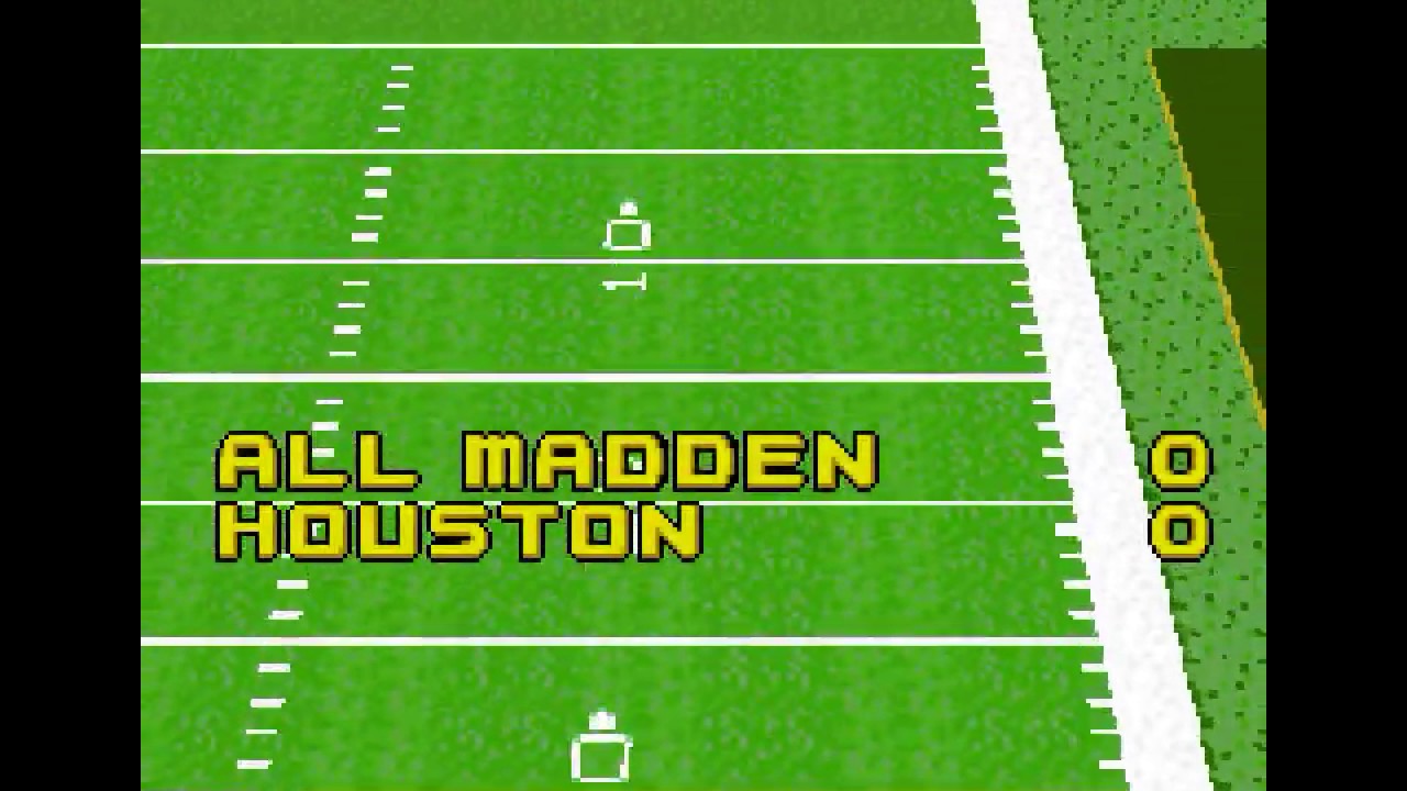 John Madden Football | SNES | All Madden Challenge | vs Houston | SGCTS ...