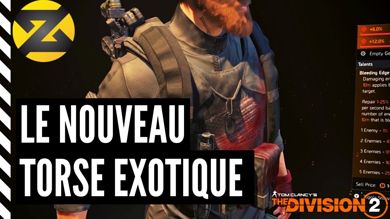 The Division 2 : Présentation du Plastron de Ridgeway - Torse Exotique ...