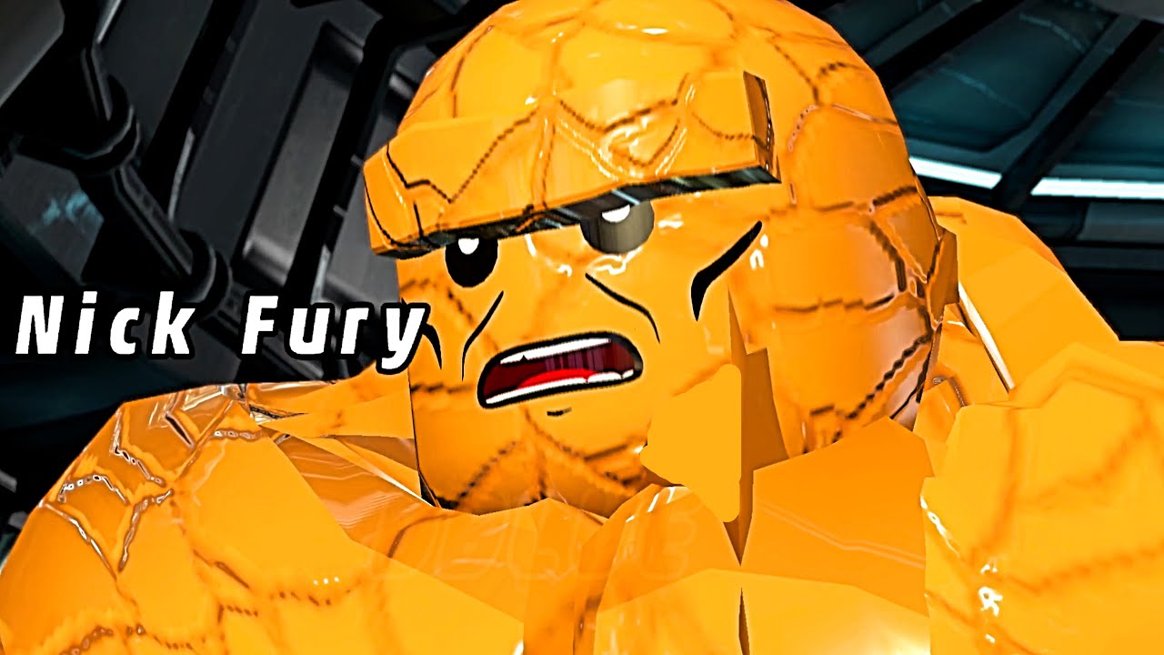 The Thing Performs All Cutscenes in LEGO Marvel Super Heroes - YouTube
