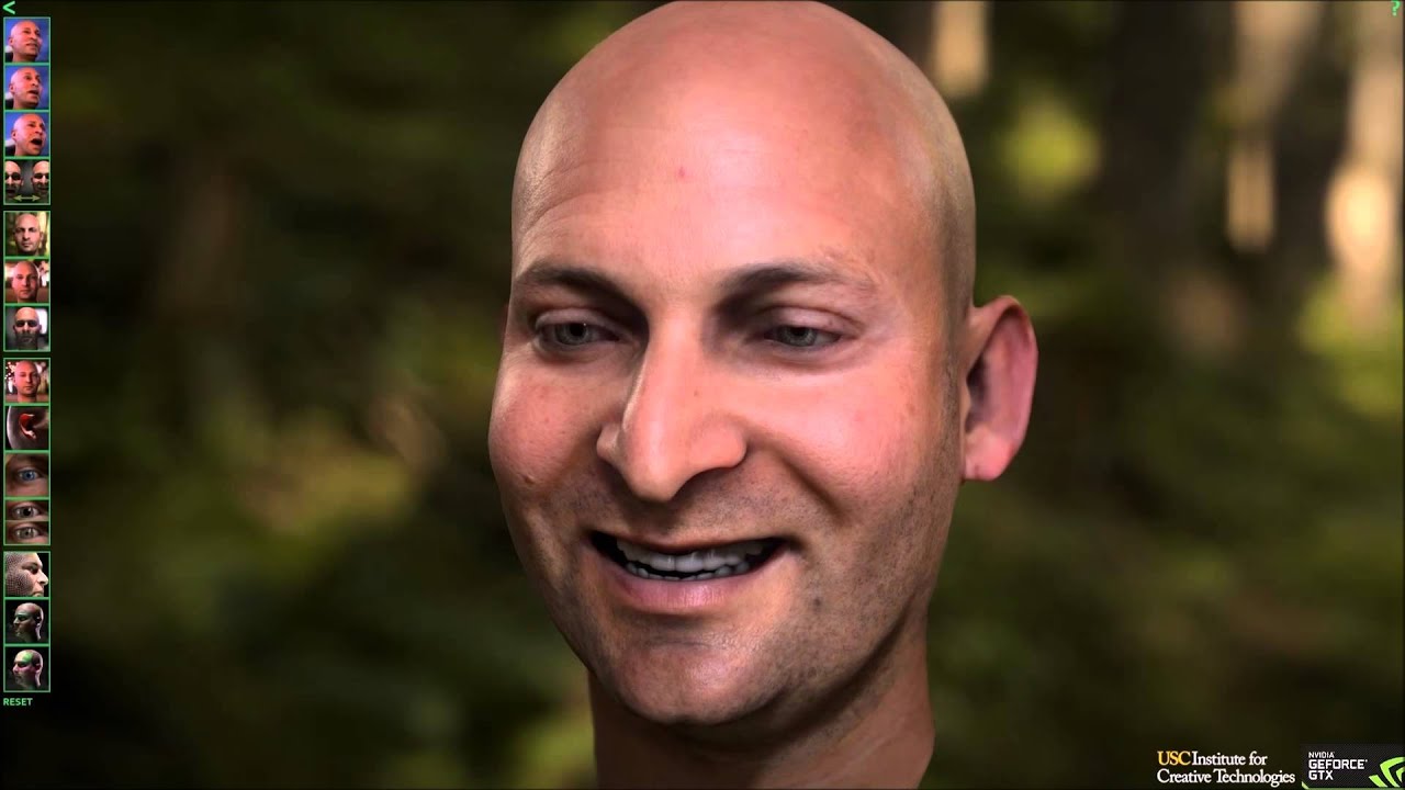 Nvidia Tech Demo - Lifelike Human Face - YouTube