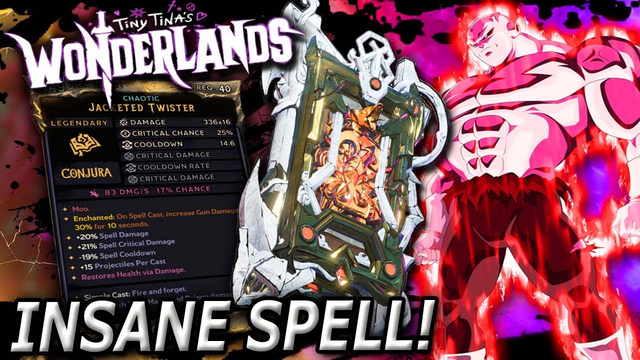 THIS SPELL HAS 16 PROJECTILES! "Twister" Legendary Spell in Wonderlands ...
