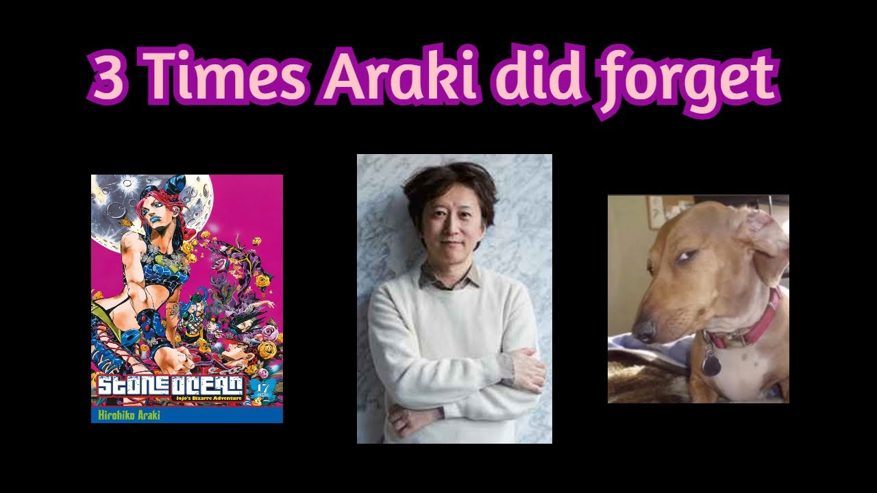 3 Times Araki DID Forget - YouTube