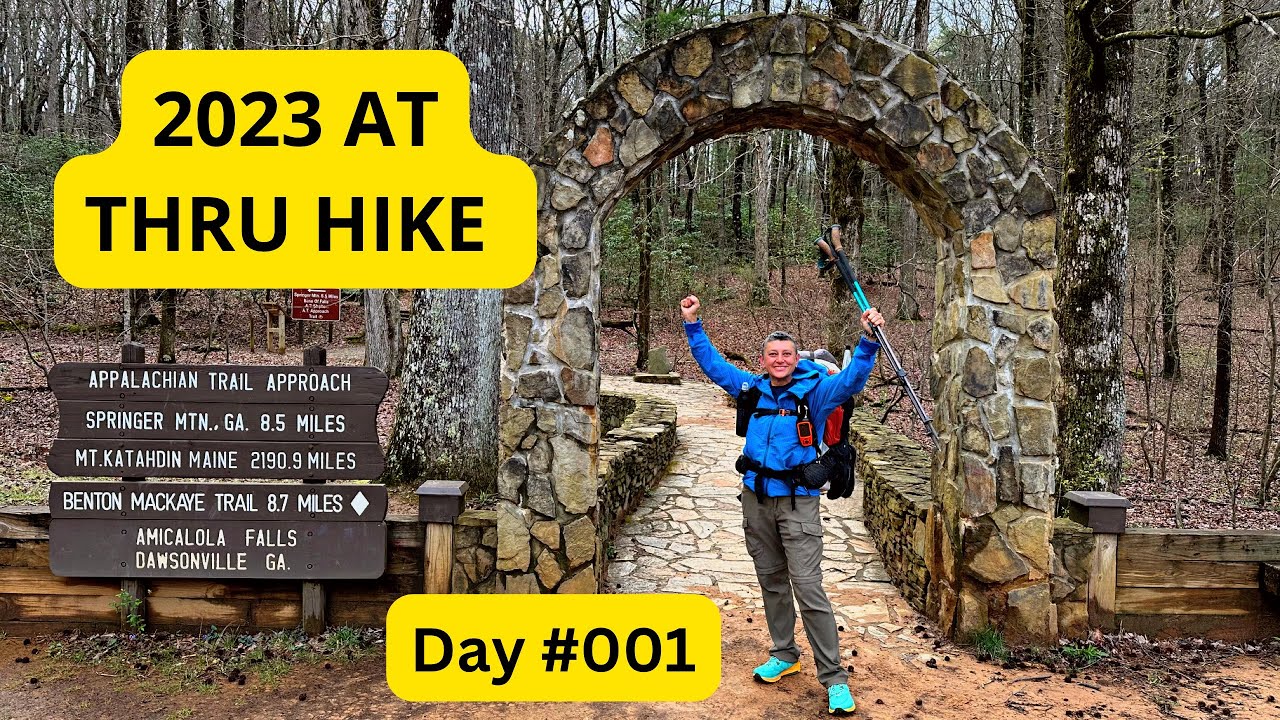Day 001 - Appalachian Trail Thru Hike 2023 - the Approach Trail - YouTube