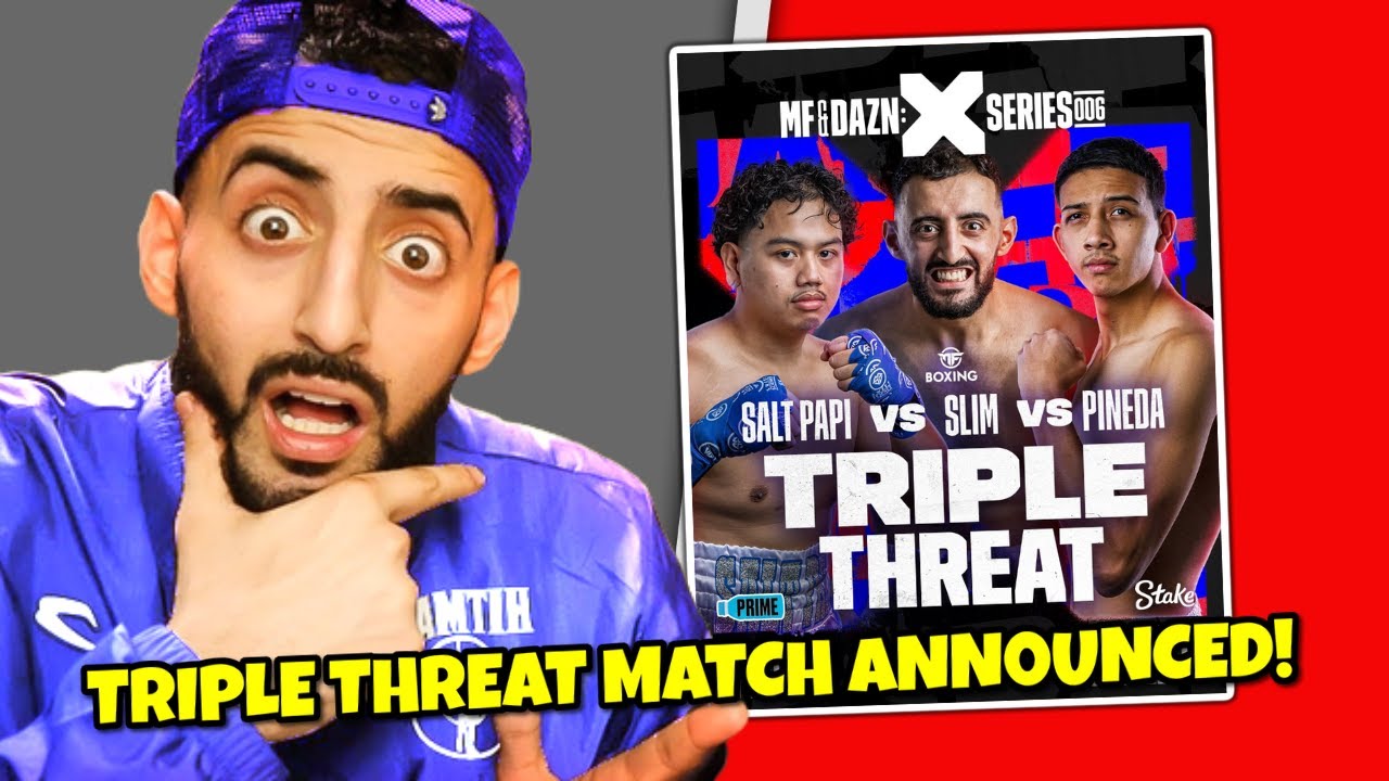 Salt Papi vs Slim vs Pineda Triple Threat Fight ANNOUNCED! - YouTube