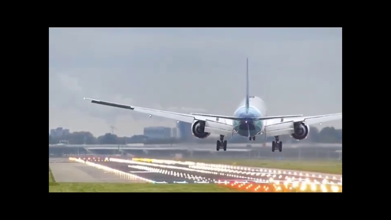 Cross wind landing of a plane....!!!with other amazing clips. - YouTube