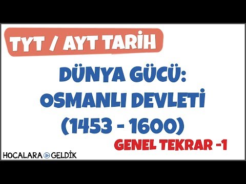Dünya Gücü: Osmanlı Devleti ( 1453 - 1600 )