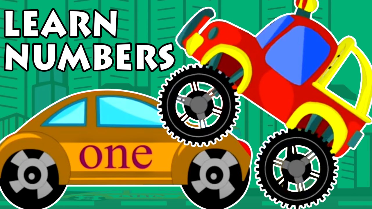 Monster Trucks For Kids - Learn Numbers - Monster Truck Stunts - Gaming ...