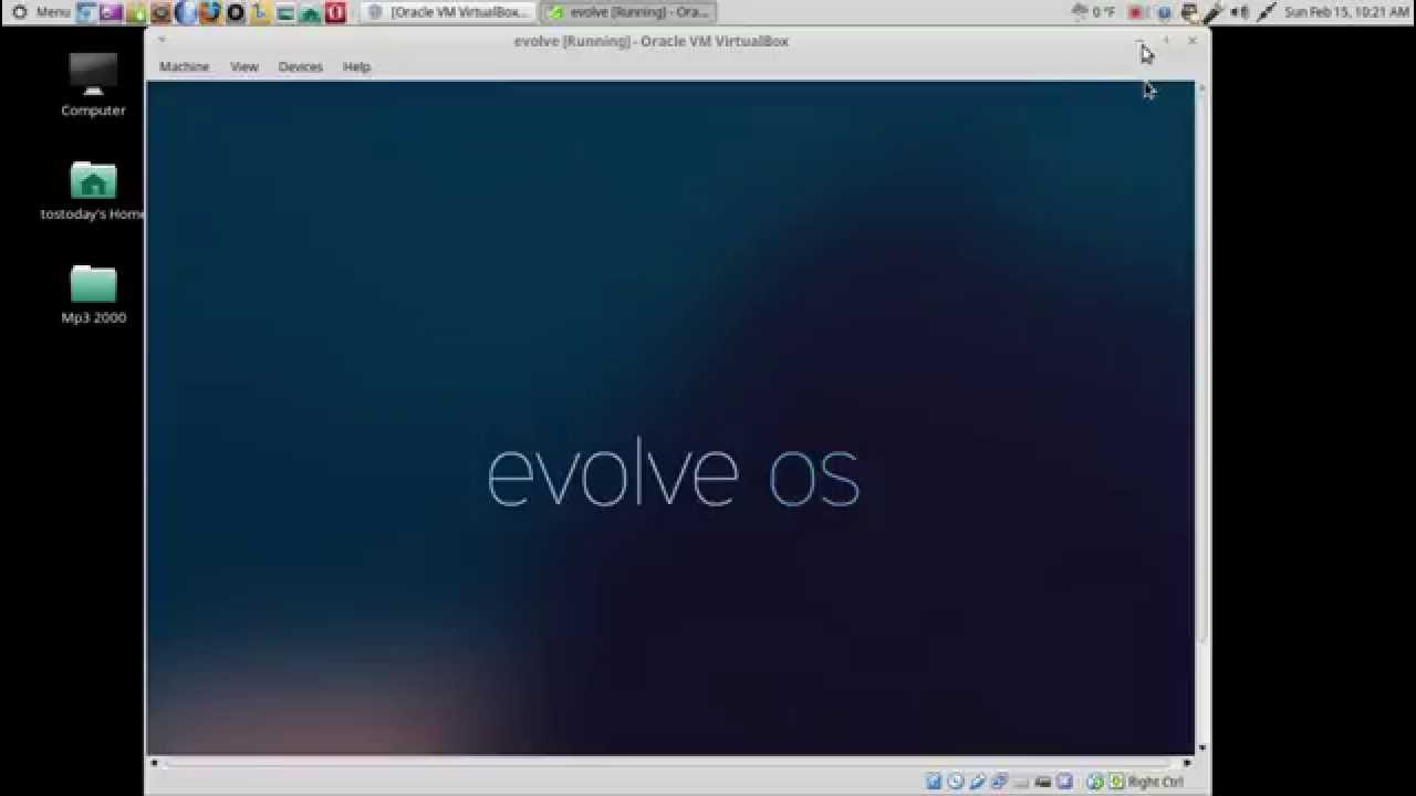 Evolve OS Linux Quick Look- Nice - YouTube
