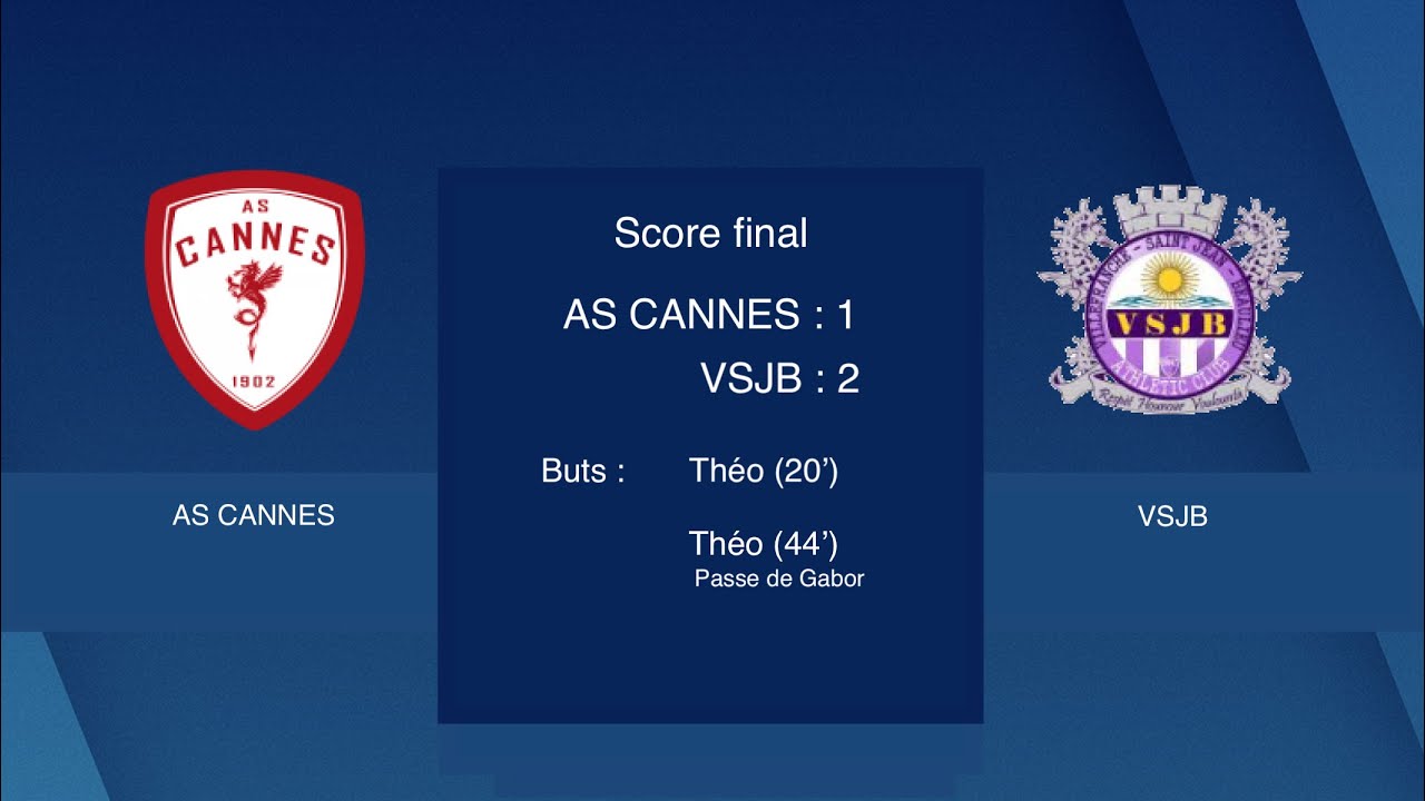 AS Cannes - VSJB U15 - YouTube