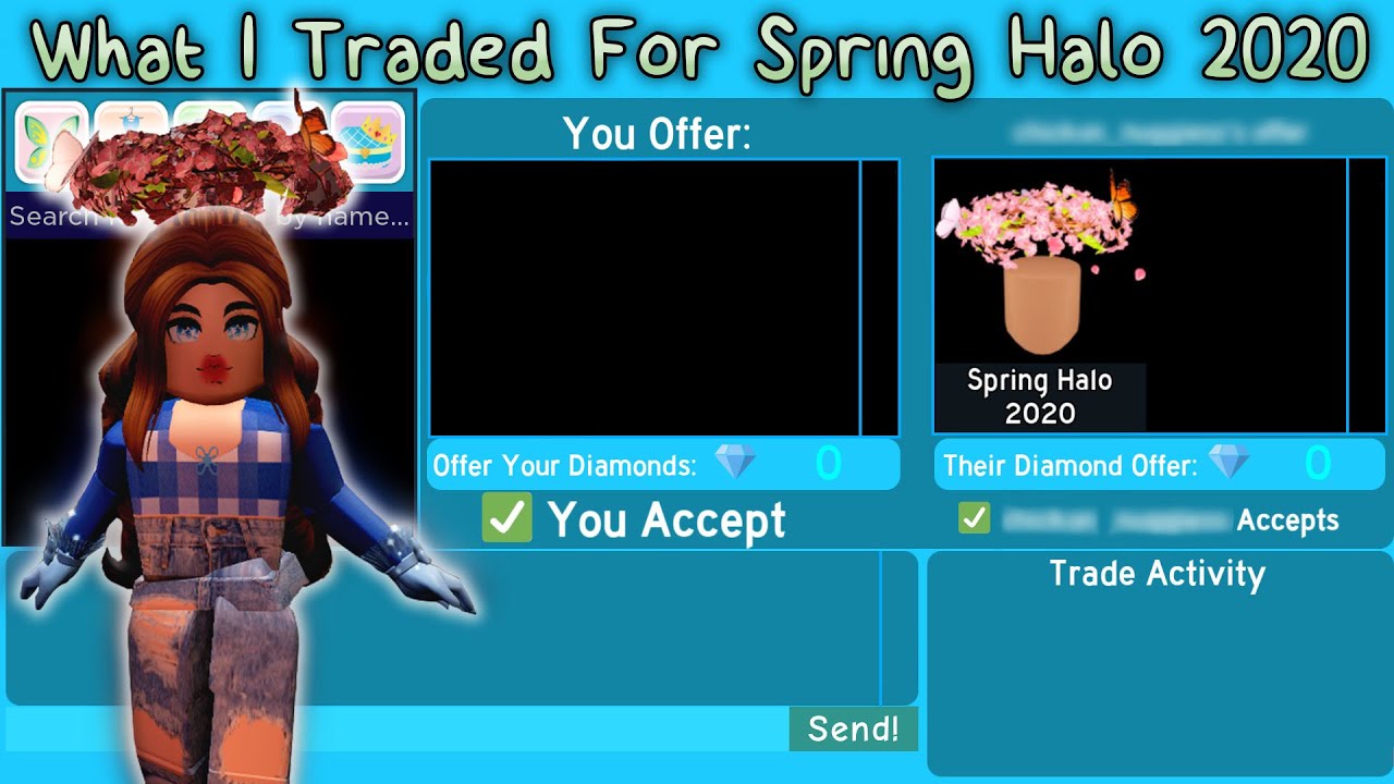 What I Traded For Spring Halo 2020 (Royale High Trading) - YouTube